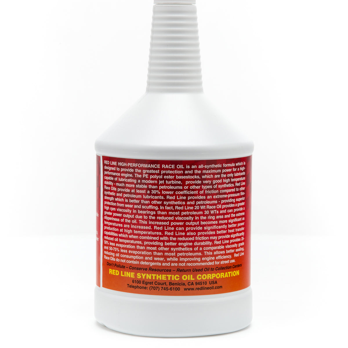 RedLine: 20WT Race Oil - quart – R/A Hoerr
